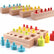 Educational Baby Stacking Blocks Wood Montessori Cylinders – Woodesa