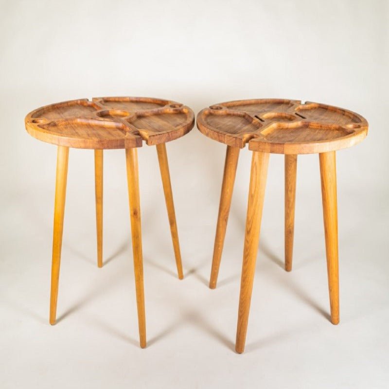 Wooden Folding Wine Table - Perfect for Outdoor Entertaining – Woodesa